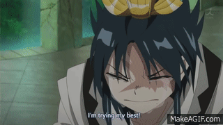 Magi: The Labyrinth of Magic - Crybaby Hakuryuu on Make a GIF