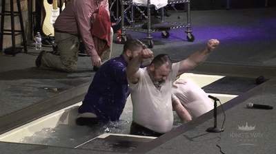 Water Baptism Service (11am Sunday 1/31/16) on Make a GIF