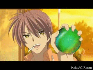 Clannad Eng Dub - Feel the Rainbow! on Make a GIF