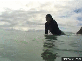How To Bodyboard - Duckdive on Make a GIF