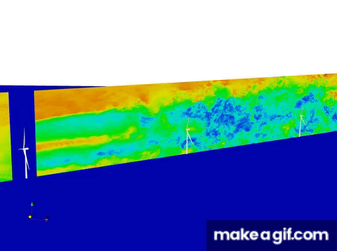 GE Supercomputing Wind Simulation on Make a GIF