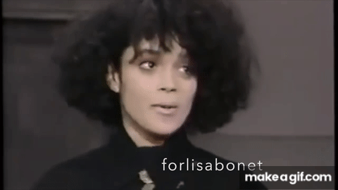 Lisa Bonet on Letterman 1986 on Make a GIF