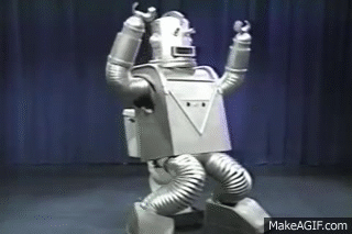Conan - Robot on the toilet on Make a GIF