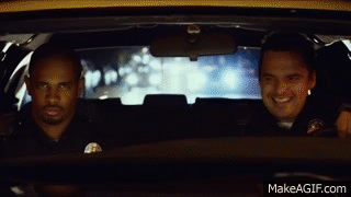 Let's Be Cops "That's what you get" on Make a GIF