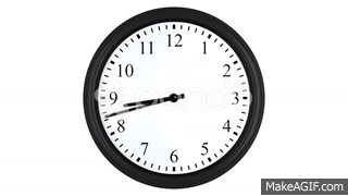 Spinning Clock Animated Gif Fast Moving Clock Animated Gif, HD Png