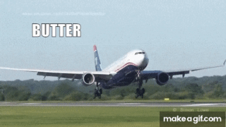 US AIRWAYS A330 BUTTER on Make a GIF