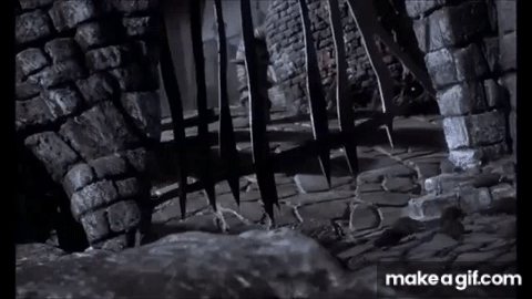 Lock, Shock and Barrel walking on Make a GIF