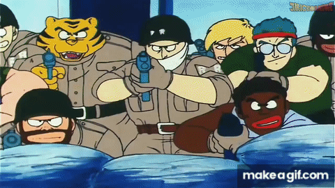 Dragon Ball ᴴᴰ - Moeru Heart de (Red Ribbon Gun wo) on Make a GIF