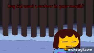 Hey kid want a weiner in your mouth (animated ...