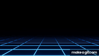 Synthwave Grid Background Video, Blue Neon Retro 80s Loop Motion ...