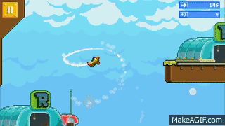 RETRY Walkthrough/Guide: "Drop And Dive" Level 16 on Make a GIF