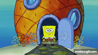 SpongeBob SquarePants Absorbent and Yellow on Make a GIF