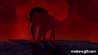 THE LION KING 1994 SIMBA VS SCAR HD on Make a GIF
