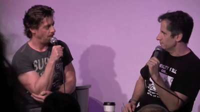 Something Rotten's Christian Borle Chatterbox on Make a GIF