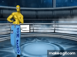 Homero si canta on Make a GIF