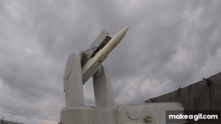 French Navy Frigate Jean Bart Firing two SM-1MR Missiles on Make a GIF
