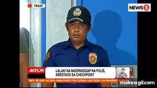 Pekeng pulis, arestado sa Pasay on Make a GIF