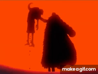 Crocodile Stabs Luffy| One Piece | English Sub | Alabasta on Make a GIF