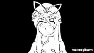 Sans vs Yukari Yakumo [Undertale and Touhou Animation] on Make a GIF