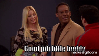"Good job, little buddy" | Joey Tribbiani | Friends on Make a GIF