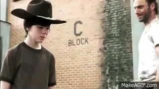 Rick finds out Carl is gay (The Walking Dead) on Make a GIF