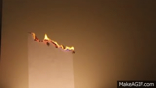 Burning Paper on Make a GIF