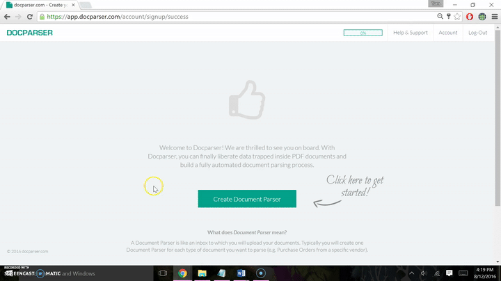 Create A Document Parser On Make A