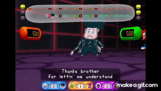 PaRappa says the F word on Make a GIF