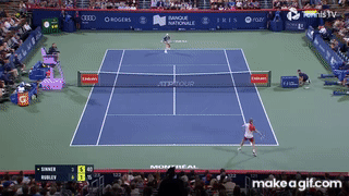 Andrey Rublev Upsets Jannik Sinner In Montreal! 👏 | Montreal 2024 ...