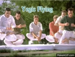Yogic Flying on Make a GIF