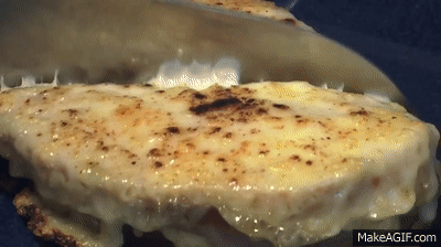 Cooking Easy French Food - Croque Monsieur Recipe on Make a GIF