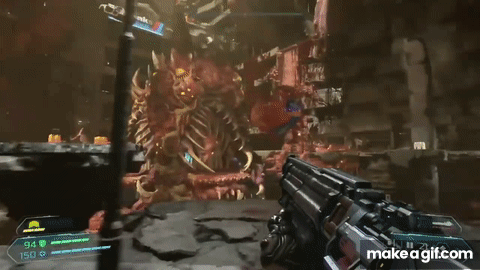 7 Minutes of Doom: Eternal Gameplay - QuakeCon 2018 on Make a GIF