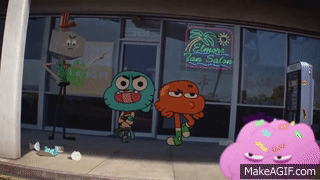 El Increible Mundo de Gumball - los niños rap on Make a GIF