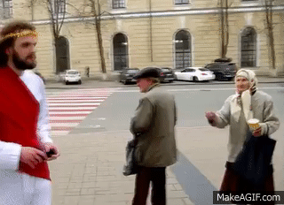 Jesus - Cosplay done right on Make a GIF