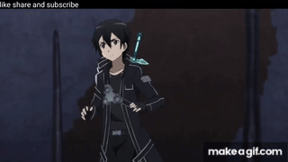 kirito vs Kayaba Akihiko final #Sword Art Online on Make a GIF