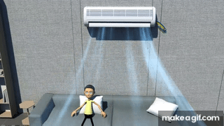 How does the air conditioner work? on Make a GIF