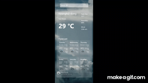 weather on Make a GIF