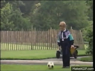 Brum And The Mower (1991) on Make a GIF