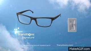 Transitions® Signature™ lenses Modes TV Commercial on Make a GIF