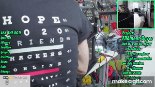 LIVE! Air Fryer Filament Dryer (Explodes at 6:00:00) on Make a GIF