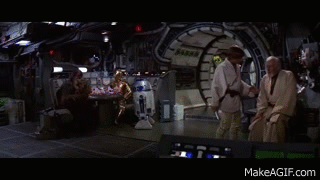 I felt a great disturbance in the Force... on Make a GIF
