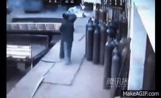 Gas Cylinder Explode! on Make a GIF