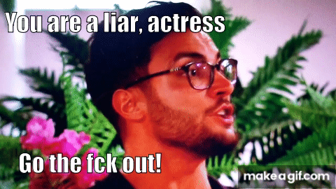 Davide to Ekin-Su YOU ARE A LIAR ACTRESS GO THE F**K OUT! Love Island ...