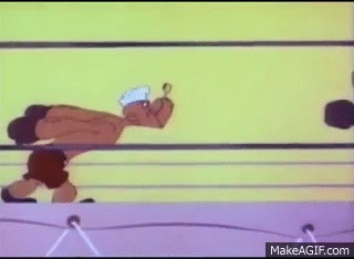 Popeye - Out to Punch on Make a GIF
