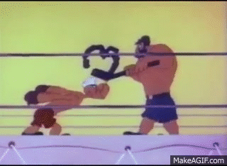 Popeye - Out to Punch on Make a GIF