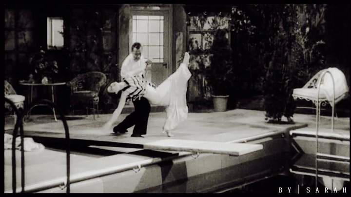 Norma Shearer and Robert Montgomery on Make a GIF