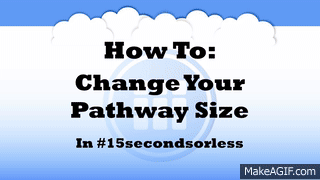 change your pathway size on Make a GIF