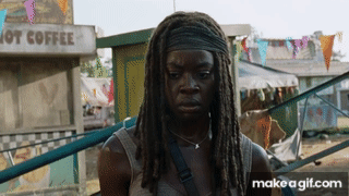 TWD S7E12 - Rick goes after a deer | Michonne thinks Rick got devoured ...