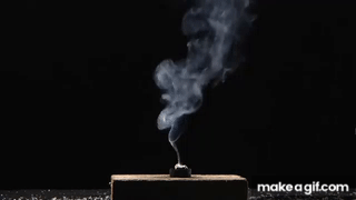 Incense smoke 04 - Free compositing footage on Make a GIF