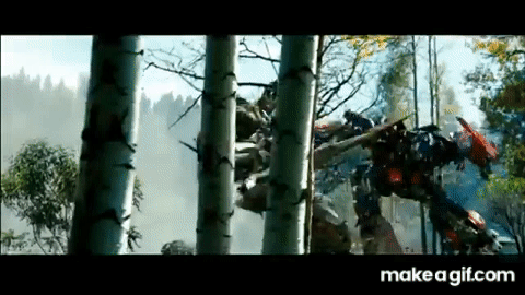Transformers : Revenge of the Fallen Forest Battle (1080pVO) on Make a GIF